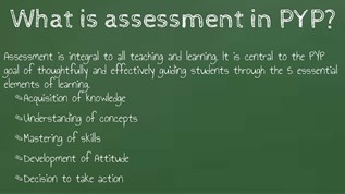 Assessment in PYP at emaze Presentation