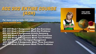 ACC 202 Tutorials acc202dotcom at emaze Presentation