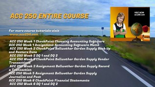 ACC 250 Tutorials acc250dotcom at emaze Presentation