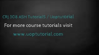 CRJ 308 ASH Tutorial Uoptutorial at emaze Presentation