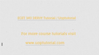 ECET 340 DERVY Tutorial Uoptutorial at emaze Presentation