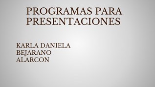 PROGRAMAS PARA at emaze Presentation