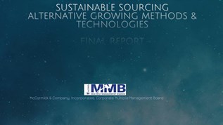 Sustainable Sourcing - Alternative Growing Methods Final Presentation ...