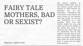 FAIRY TALES ARE SEXIST at emaze Presentation