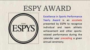 ESPY AWARD at emaze Presentation
