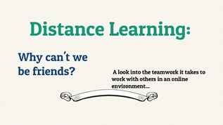 Distance Learning at emaze Presentation