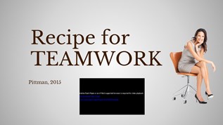 Recipe for TEAMWORK at emaze Presentation
