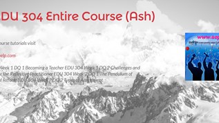 EDU304 Entire course uop courses at emaze Presentation