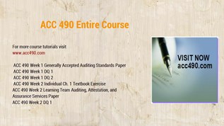 ACC 490 UOP Course Tutorial acc490dotcom at emaze Presentation