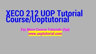 XECO 212 UOP Tutorial CourseUOPtutorial at emaze Presentation