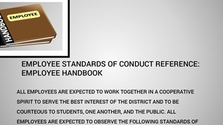 EMPLOYEE STANDARDS OF CONDUCT Reference.pptx at emaze Presentation