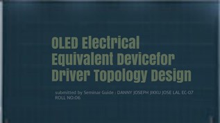 OLED Electrical Equivalent Device.pptx at emaze Presentation