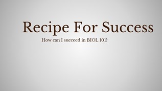 Recipe For Success at emaze Presentation