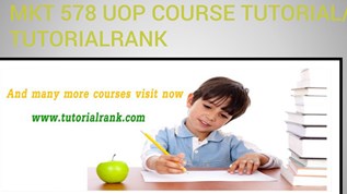 MKT 578 UOP Course Tutorial Tutorialrank at emaze Presentation