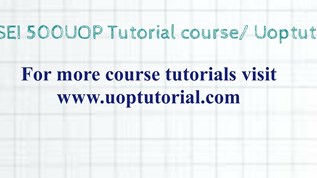 SEI 500UOP Tutorial courseUoptutorial at emaze Presentation
