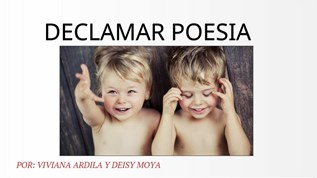 DECLAMAR POESIA POR: on emaze