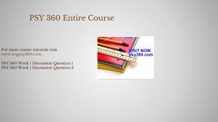 PSY 360 Uop Material-PSY360dotcom at emaze Presentation