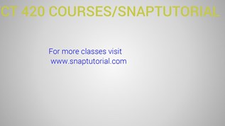 VCT 420 coursessnaptutorial at emaze Presentation