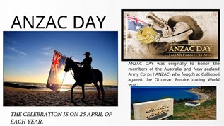 anzac day at emaze Presentation