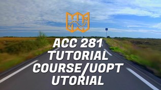 ACC 281 Tutorial CourseUoptutorial at emaze Presentation