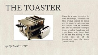 The Amazing Toaster at emaze Presentation