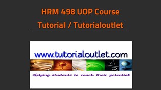 HRM 498 UOP Course Tutorial Tutorialoutlet at emaze Presentation