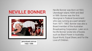 Neville Bonner (History) at emaze Presentation