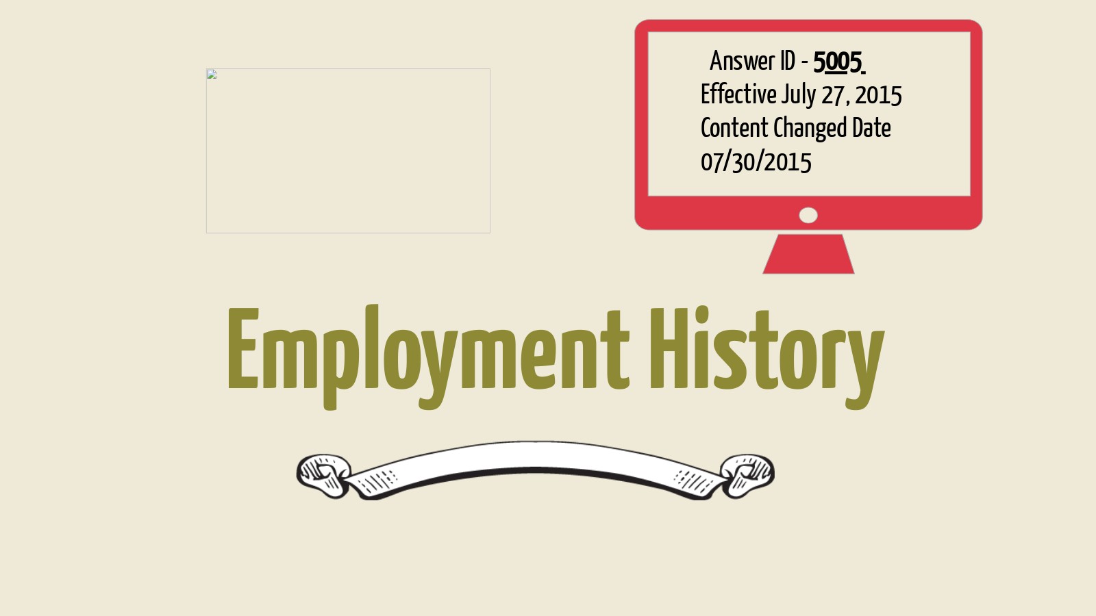 Employment History! at emaze Presentation