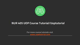 NUR 405 UOP Course TutorialUoptutorial at emaze Presentation