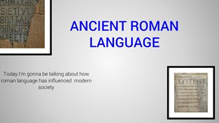 Roman Language at emaze Presentation