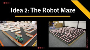 Idea 2: The Robot Maze at emaze Presentation