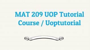 MAT 209 UOP Tutorial Course Uoptutorial at emaze Presentation