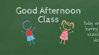 Good Afternoon Class at emaze Presentation