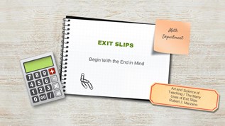 exit slips at emaze Presentation