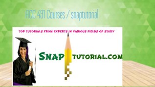 ACC 491 Courses snaptutorial at emaze Presentation