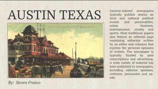 Austin texas 100 years ago at emaze Presentation