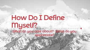 How Do I Define myself at emaze Presentation
