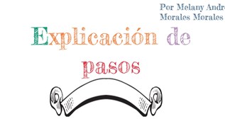 Explicación de pasos at emaze Presentation