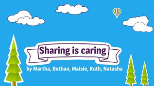 Sharing is caring at emaze Presentation