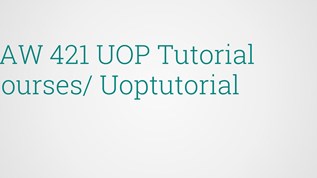 LAW 421 UOP Tutorial Courses Uoptutorial at emaze Presentation