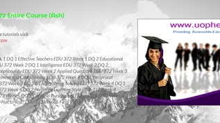EDU 372 ASH Course Tutorial uophelp at emaze Presentation