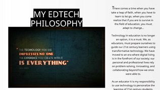 EdTech Presentation 2015 at emaze Presentation