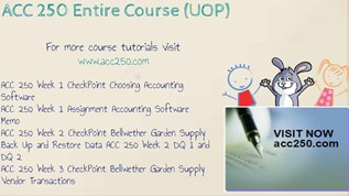 Acc 250 Uop Course Tutorial Acc250dotcom At Emaze Presentation