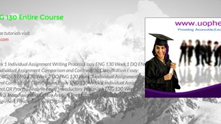 ENG 130 UOP Course Tutorial uophelp at emaze Presentation