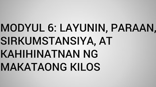 MODYUL 6: LAYUNIN at emaze Presentation