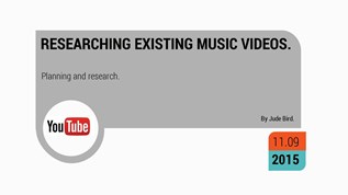 researching music videos at emaze Presentation