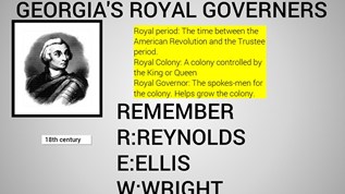 Georgia's Royal Governors at emaze Presentation