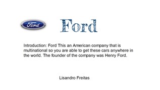 Ford Presentation At Emaze Presentation