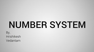 Number System at emaze Presentation