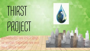 THIRST PROJECT at emaze Presentation